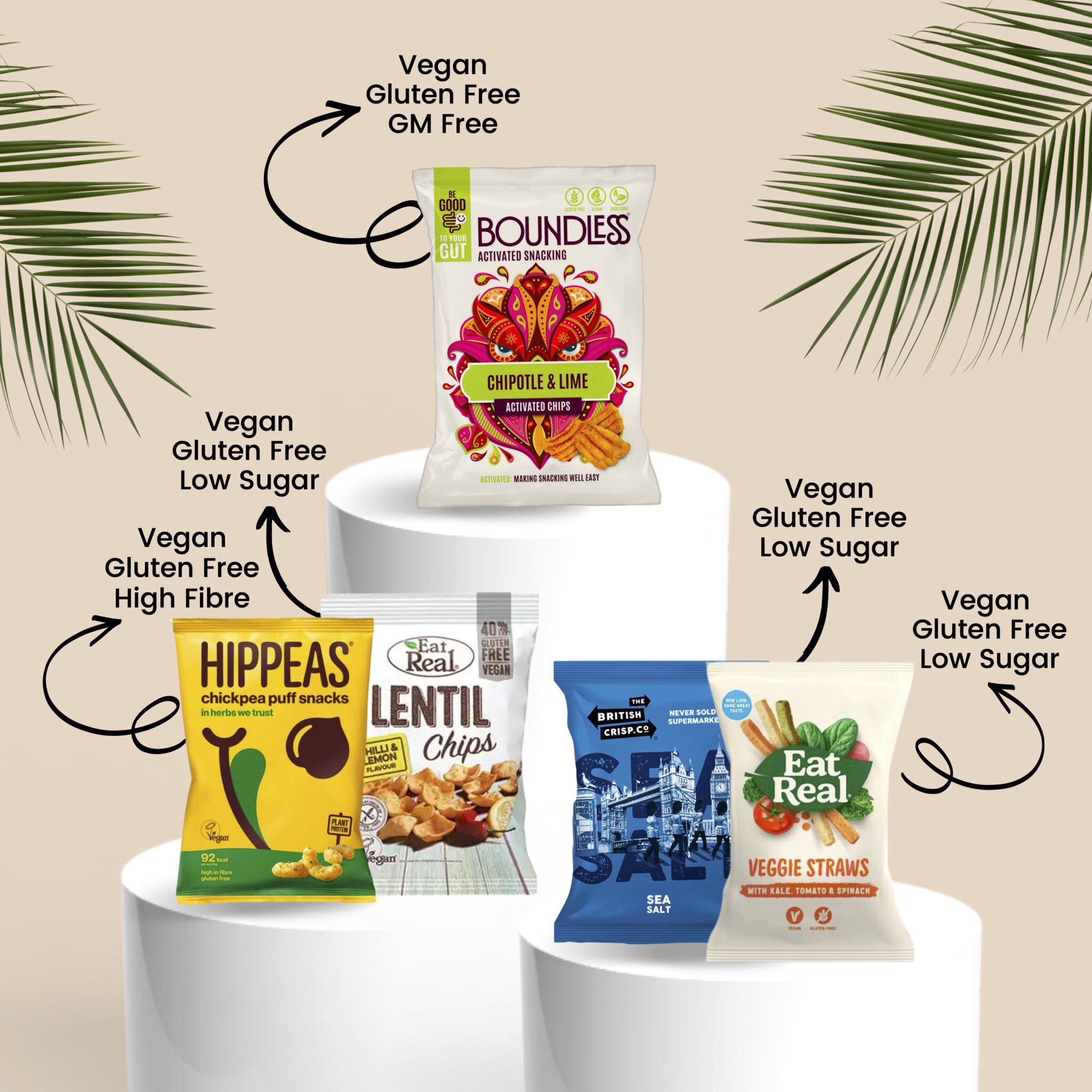 Crisp-tastic Gluten Free & Vegan | Crisps Snack Box | Snack Packs